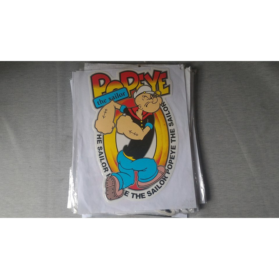Jual STICKER 33X26CM POPEYE V3 | Shopee Indonesia