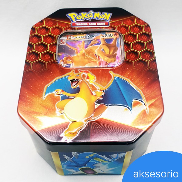Jual [Pokemon TCG English] Charizard GX Hidden Fates TIN Box Original ...