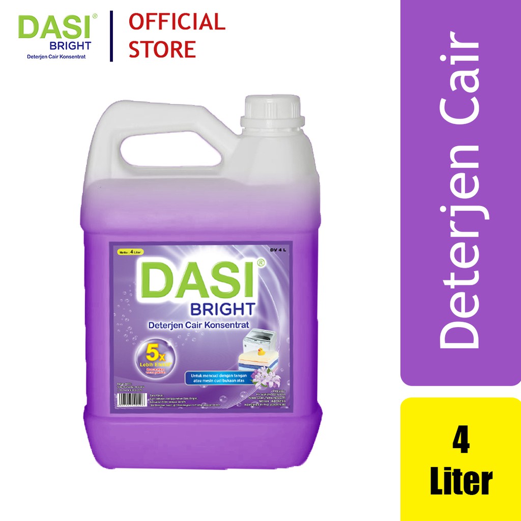 Jual Deterjen Cair Laundry Liquid Detergent DASI Violet 4L Varian ...