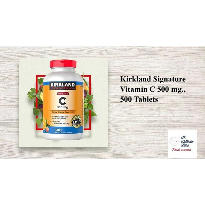Jual Kirkland Vitamin C 500 Mg Kirkland Signature Vitamin C 500 MG ORI ...