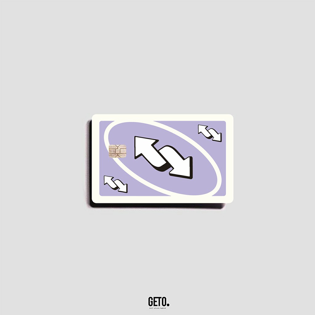 Jual Stiker Sticker Skin Kartu Atm Uno Reverse Series | Getocard ...