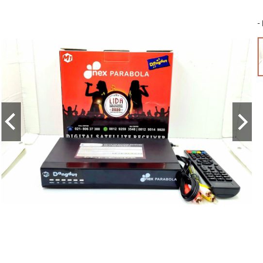 Jual Receiver Nex Parabola Merah - Support MNC Group (Gratis Masker Medis 2 pcs) | Shopee Indonesia