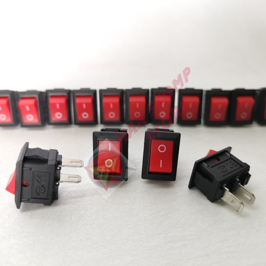 Jual Saklar Mini 2 Pin Switch Power 10x15mm Rocker ON OFF Kalkulator ...