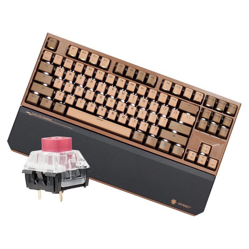 Jual HYEKU X3 Gaming Mechanical Wired/Wireless TKL Keyboard 87 Keys PBT ...