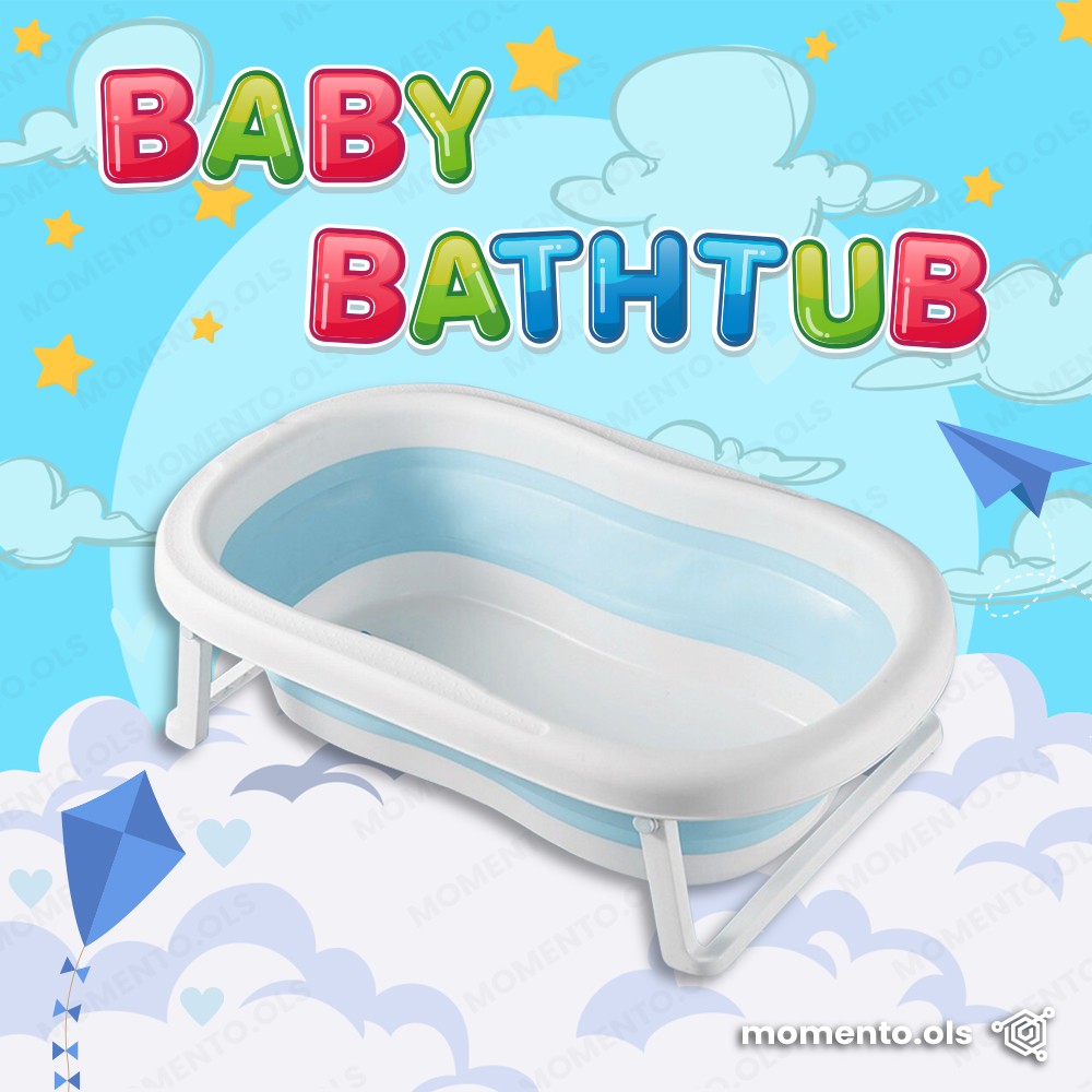 Jual Bak Mandi Bayi Lipat Baby Bathtub Portable Tempat Mandi Bayi Baru ...