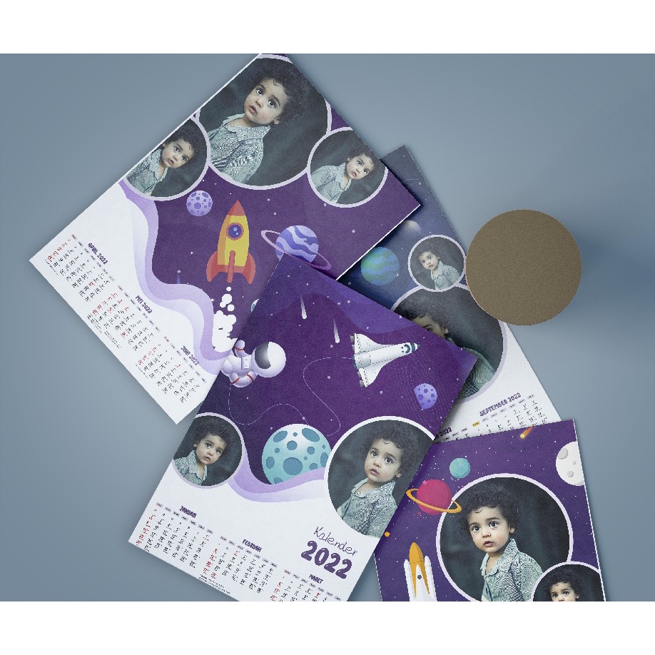 Jual KALENDER DINDING CUSTOM| WALL CALENDAR 3 BULANAN | Shopee Indonesia