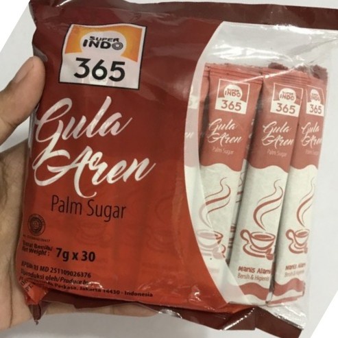 Jual 365 Gula Aren Stick (7gX30s) / gula sachet | Shopee Indonesia