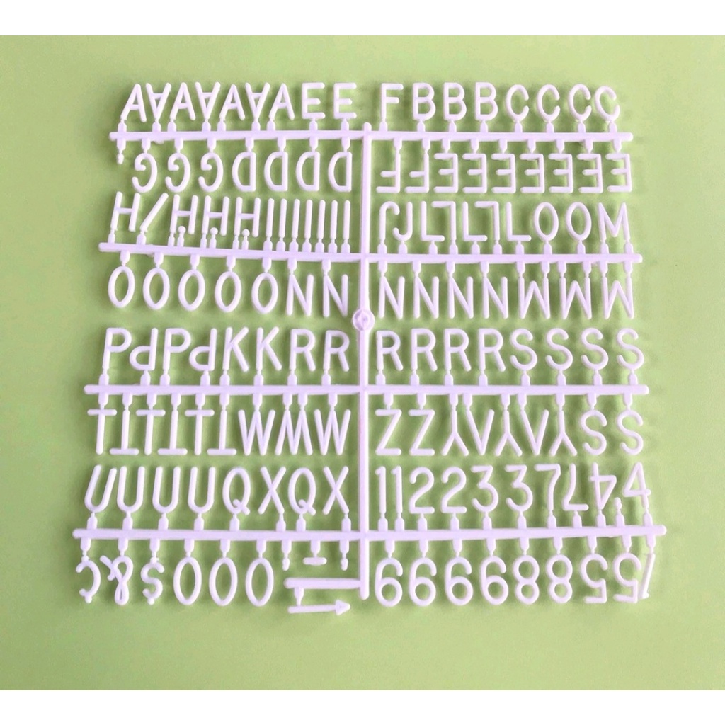Jual TAMBAHAN HURUF LETTER BOARD / PAPAN HURUF ANGKA | Shopee Indonesia