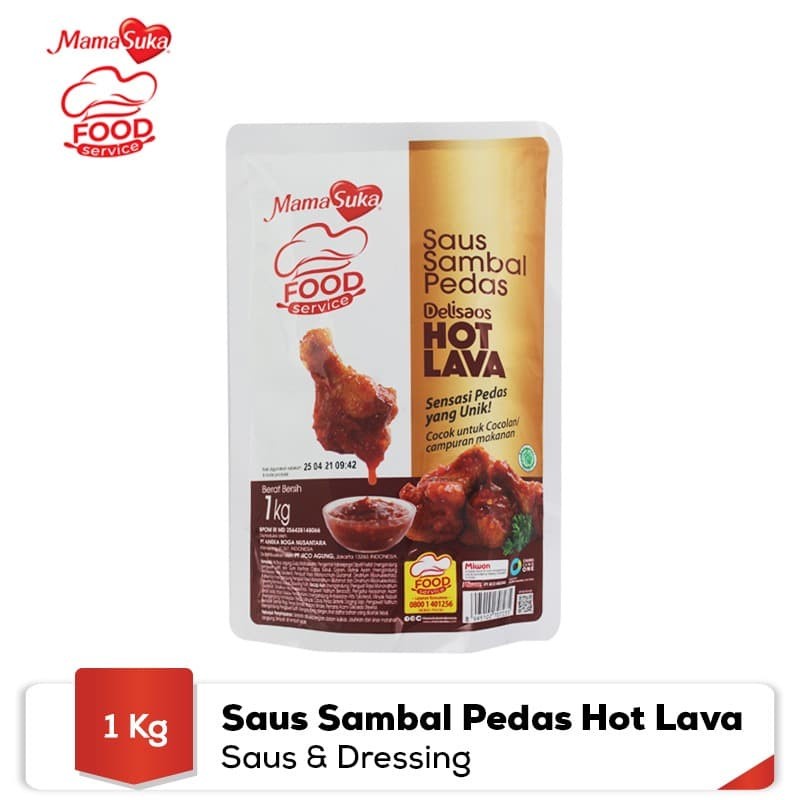 Jual MAMASUKA DELISAOS HOT LAVA 1 KG | Shopee Indonesia