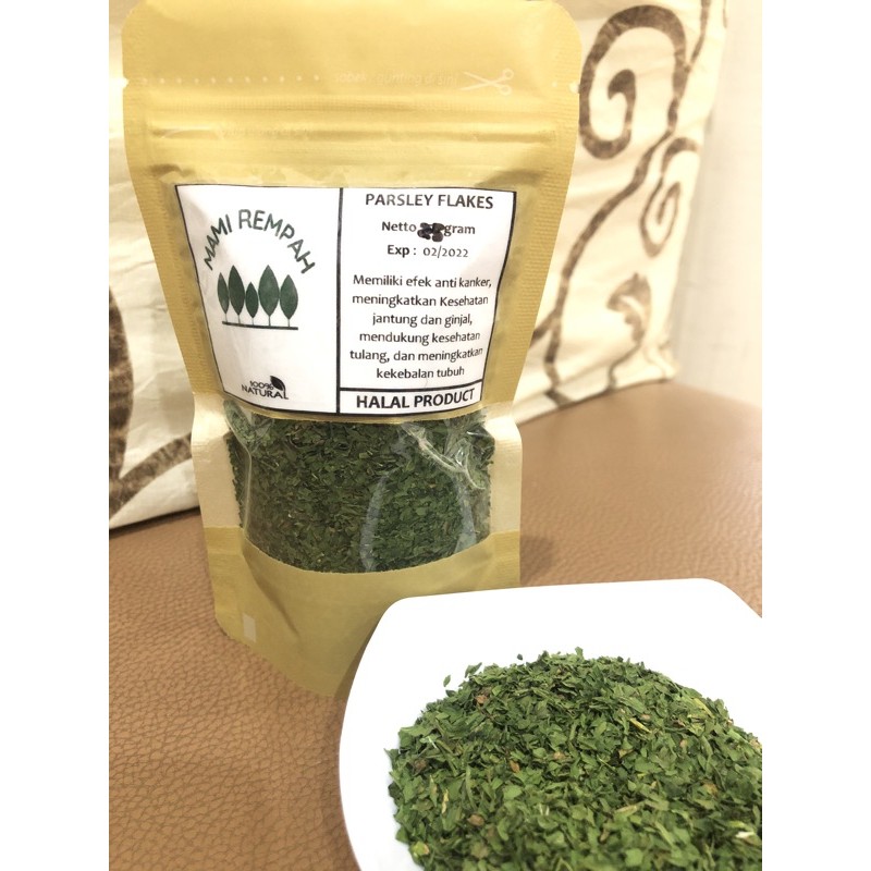 Jual PARSLEY FLAKES / PARSLEY KERING / PETERSELI 50 gram | Shopee Indonesia