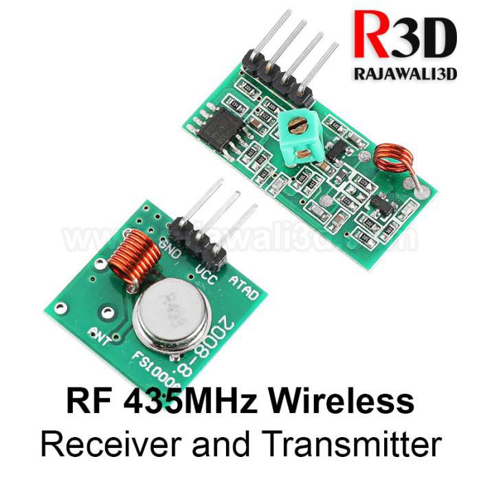 Jual Wireless Receiver Transmitter Module RF 433MHz 5V For Arduino ...