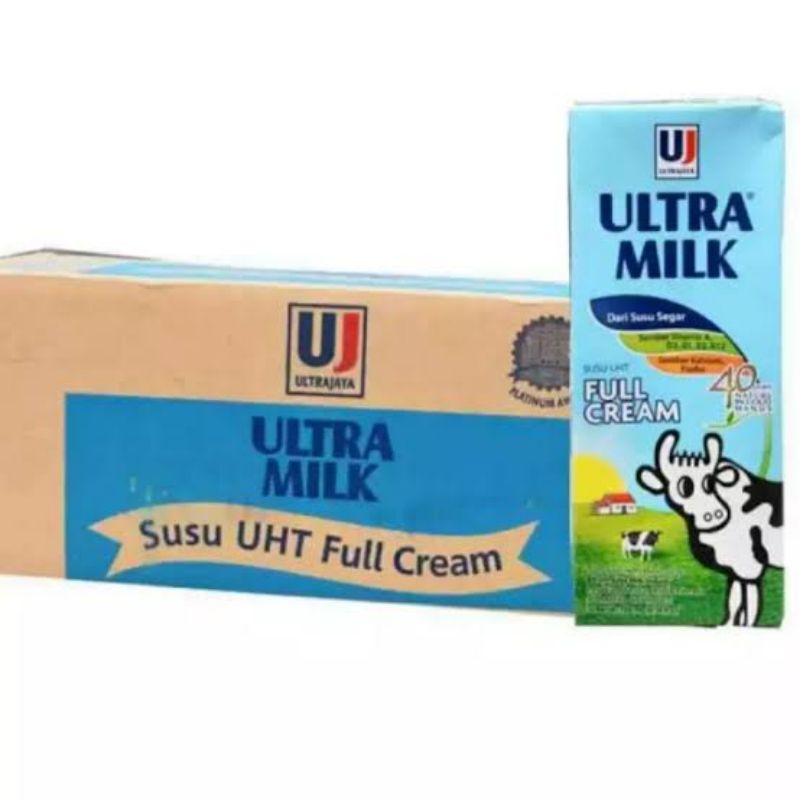 Jual Susu Ultra 200 ml Full Cream - Karton | Shopee Indonesia