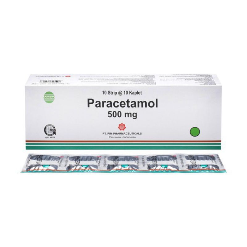 Jual Paracetamol 500mg Tablet Generik - Penurun Demam dan Nyeri / Per ...