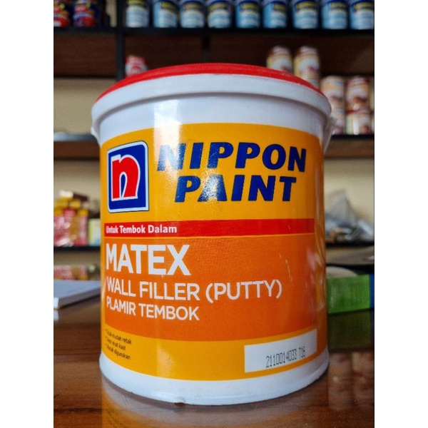 Jual Nippon paint matex wall filler putty 4 kg / cat dempul plamir tembok | Shopee Indonesia
