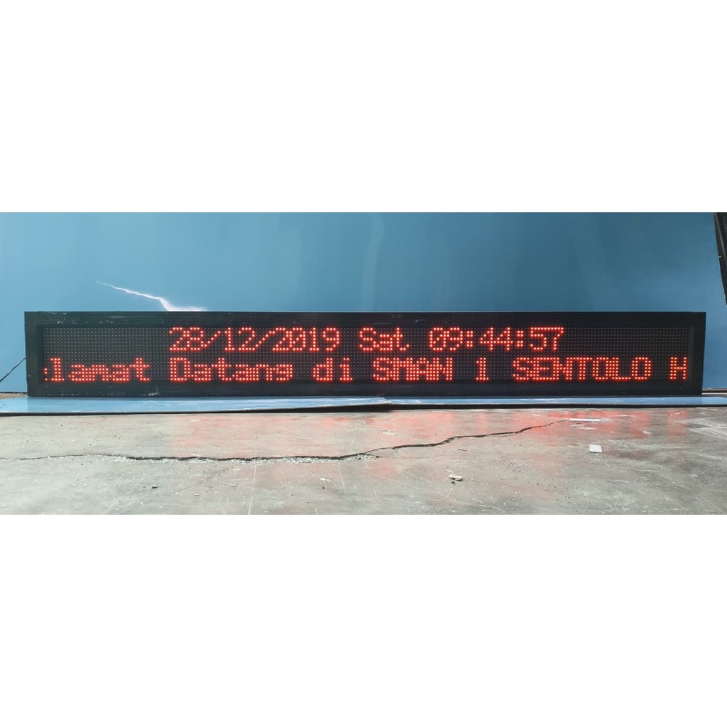 Jual Jam masjid runing text jadwal sholat | Shopee Indonesia