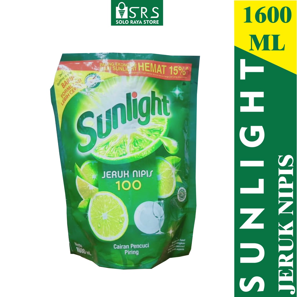 Jual Sunlight / Sabun cuci piring liquid/ sunlight 1500 ml /sabun cuci ...
