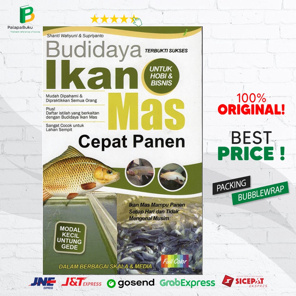 Jual Budidaya Ikan Mas Cepat Panen Infra Pustaka Shopee Indonesia