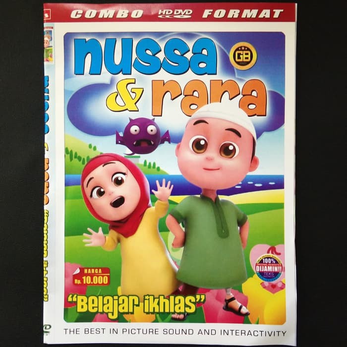 Jual TERMURAH Kaset Dvd Vcd Kartun Nussa Dan Rara Belajar Ikhlas ...