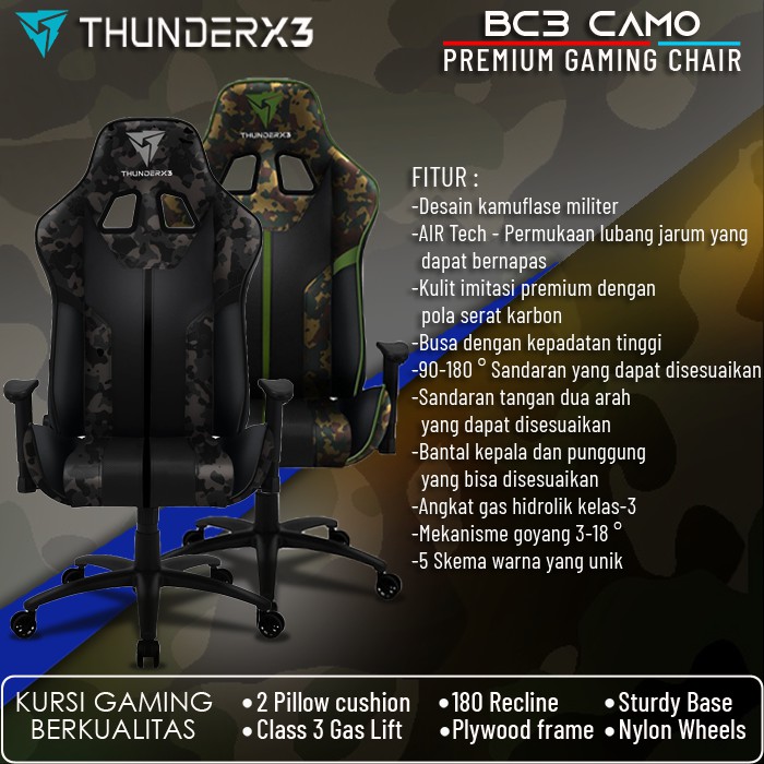 Jual KURSI GAMER KURSI GAMING YOUTUBER BANGKU GAMING BANGKU GAMER ...