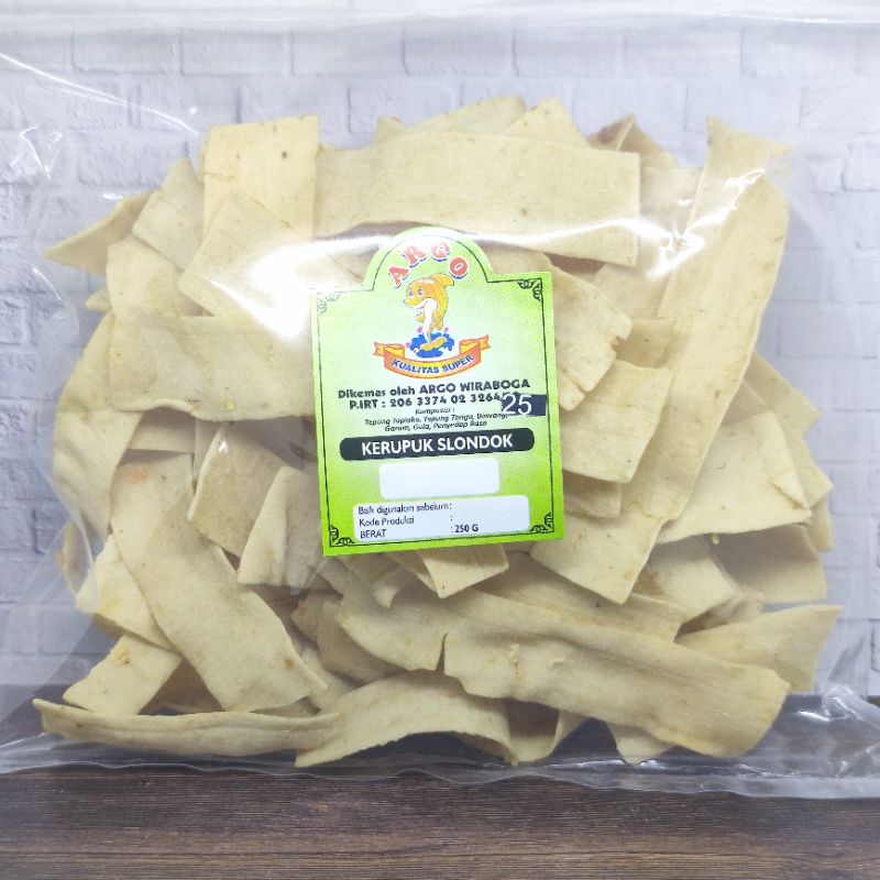Jual Kerupuk Selondok Mentah Argo 250gr | Shopee Indonesia