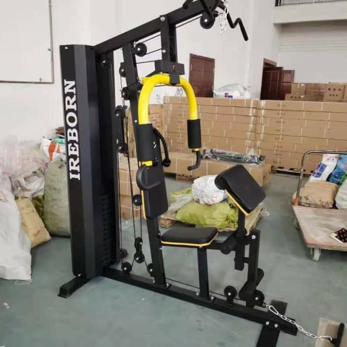 Jual ALAT FITNES HOME GYM IREBORN 1 SISI BEBAN 75KG / HOME GYM METRO 1 ...