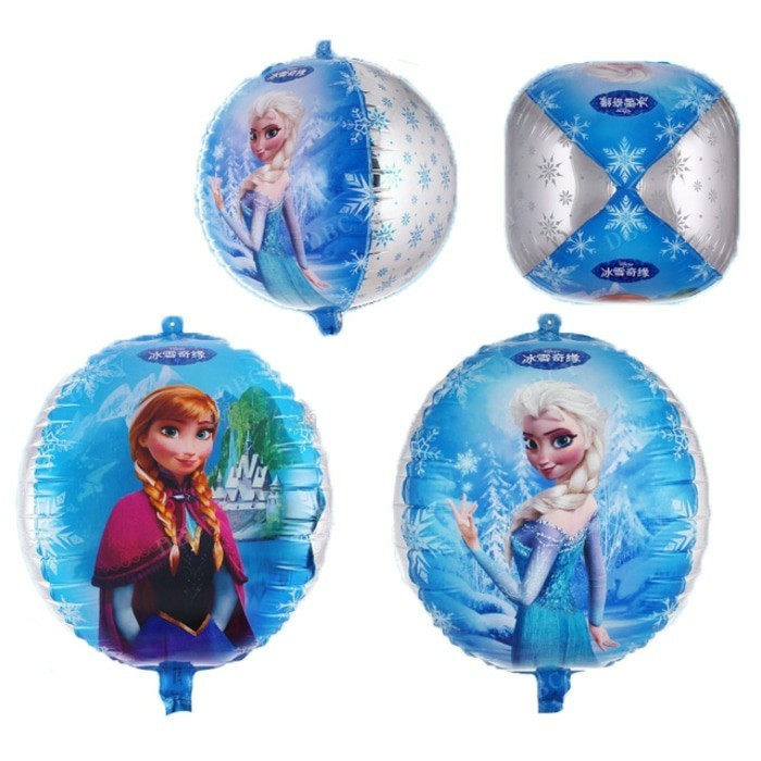 Jual Balonasia Foil Frozen Anna Elsa 4D Bulat | Shopee Indonesia