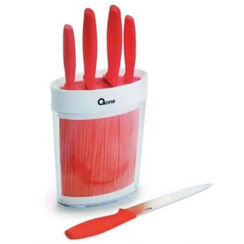 Jual OVAL KNIFE BLOCK with BRISTLE [OX-906] | Shopee Indonesia