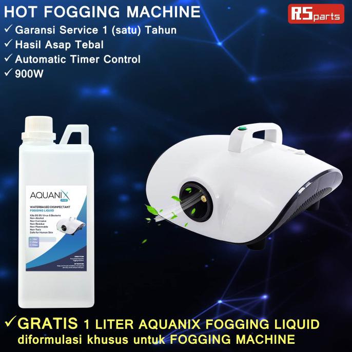 Jual Mesin Fogging Machine 900W Garansi + Gratis 1L Disinfectant Fog Liquid - 1L | Shopee Indonesia