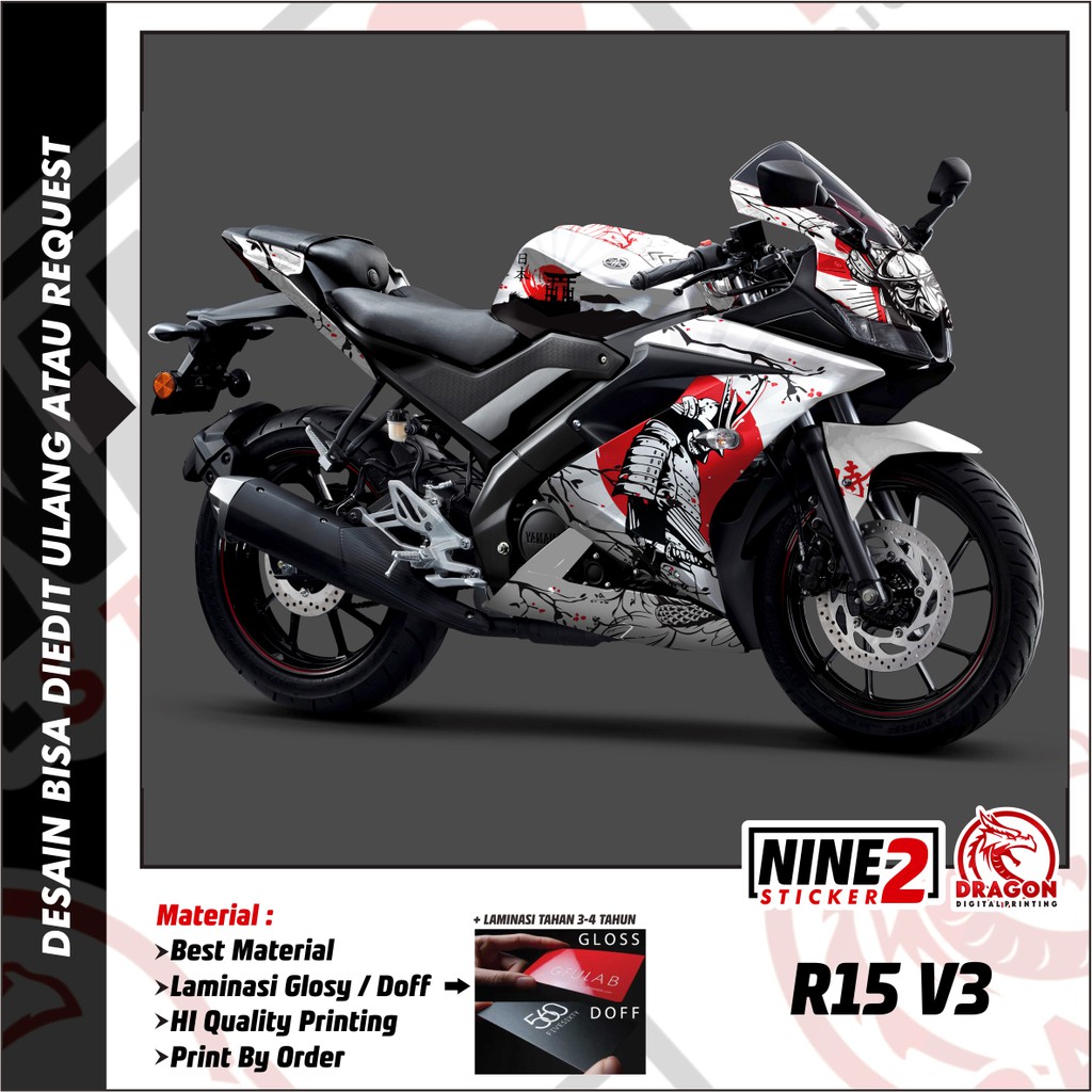 Jual Decal R15 V3 Striping R15 V3 Full Body Sticker R15 V3 Stiker R15 ...