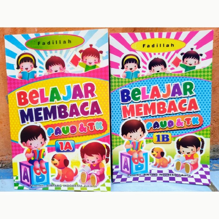 Jual Buku Paud TK - Belajar Membaca 1a & 1b | Shopee Indonesia