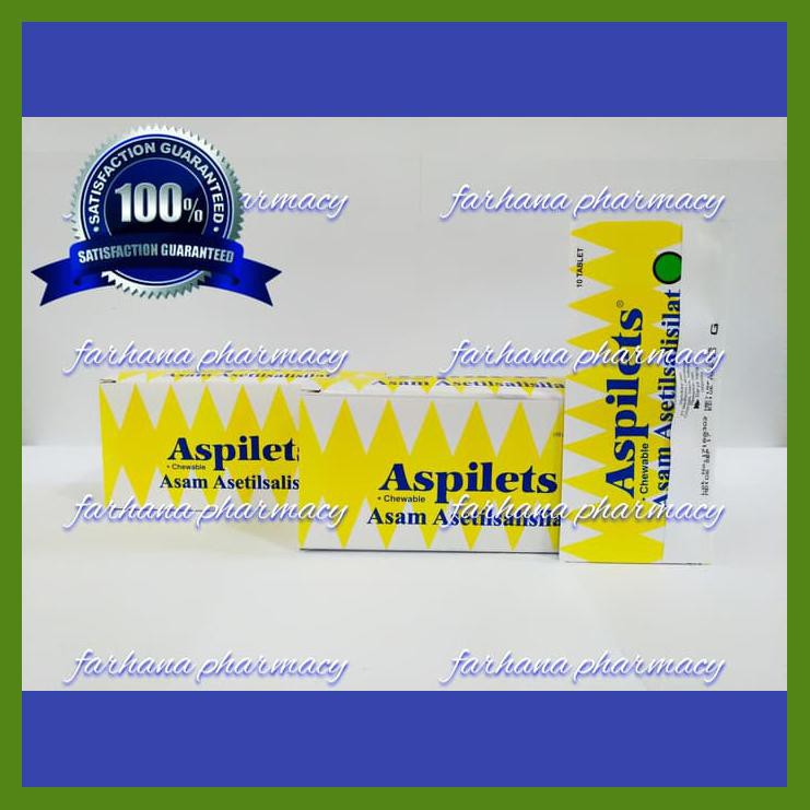 Jual PROMO S/D AKHIR JUNI 2018 ASPILET 80 MG / OBAT PENGENCER DARAH ...