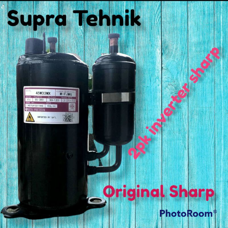 Jual KOMPRESOR AC SHARP INVERTER 2PK R32 ORIGINAL | Shopee Indonesia