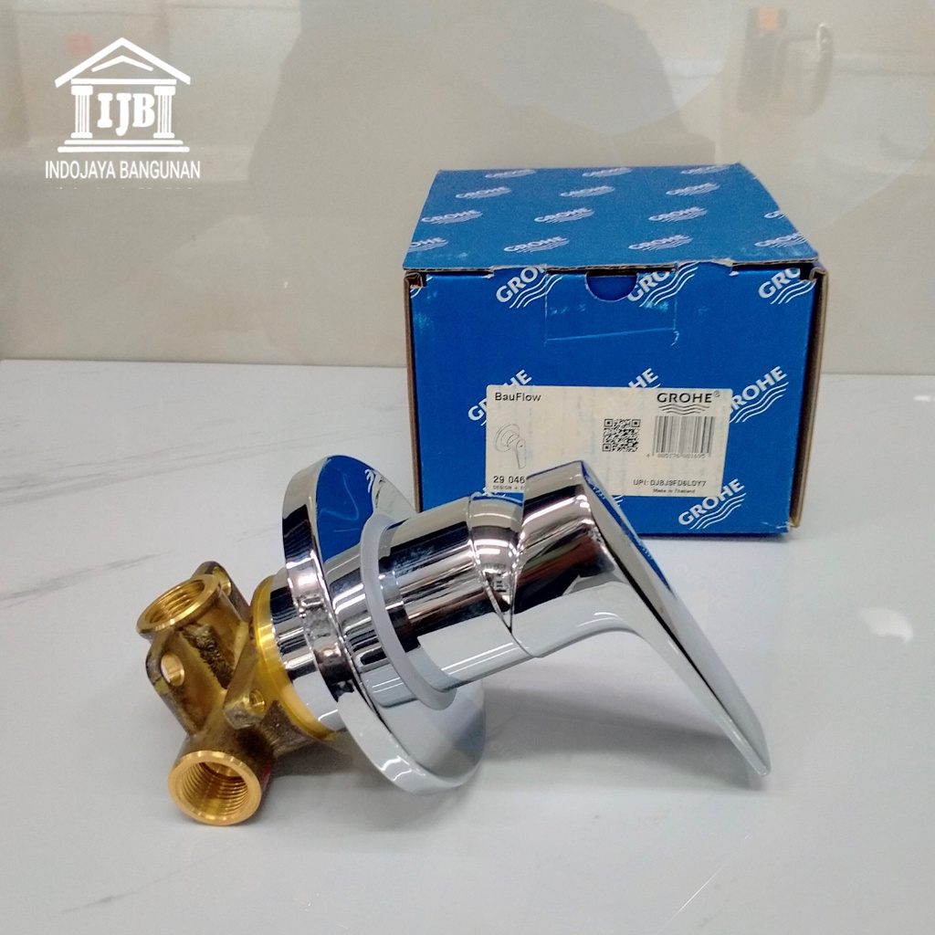 Jual Stop Kran Tanam Grohe BauCosmo Shower Mixer Chrome | Shopee Indonesia