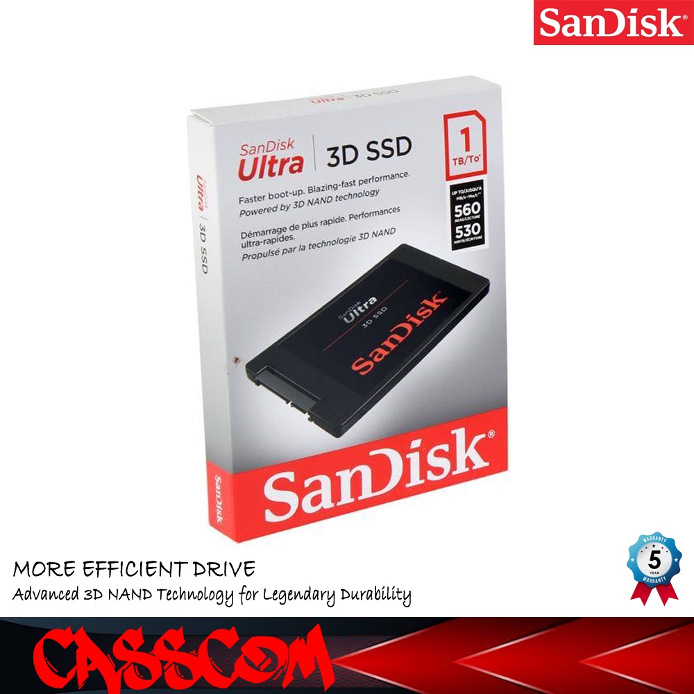 Ssd 2tb SanDisk SSD Ultra 3D Da 2TB, Unità SSD Interna 2,5'', Sata III ...