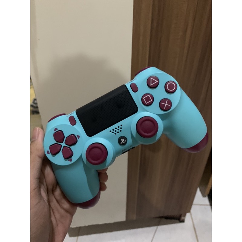 Jual Dualshock 4 berry blue ds4 ds stick stik controller joystick ps4 ...