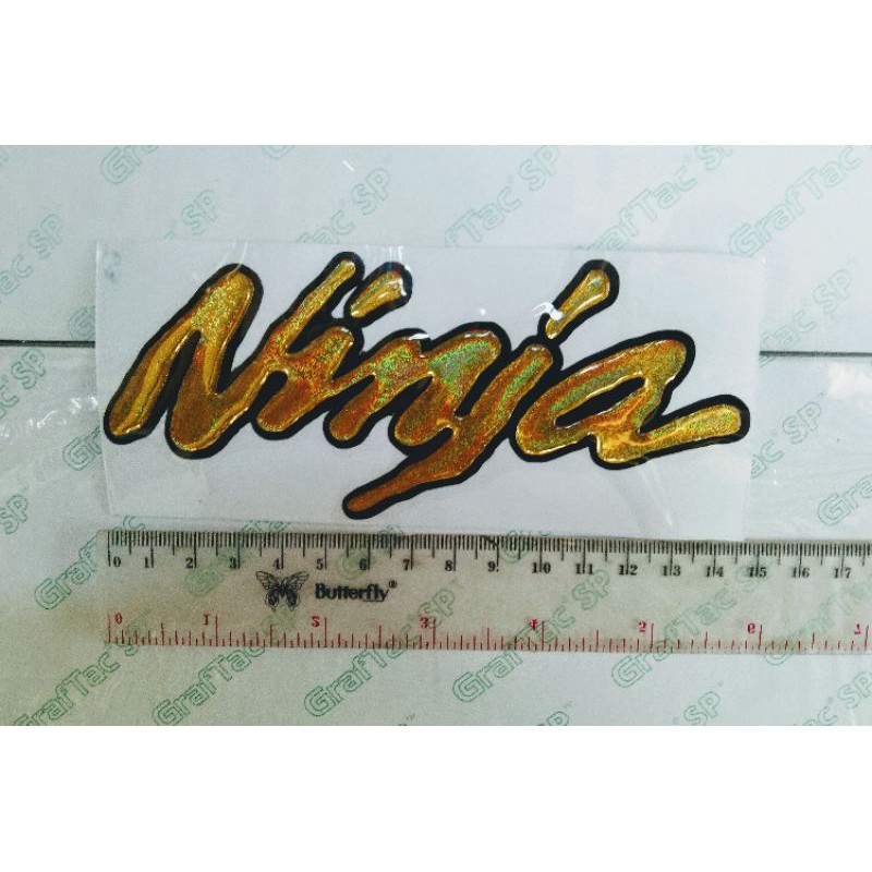 Jual stiker Timbul Emblem Tulisan Ninja kawasaki | Shopee Indonesia