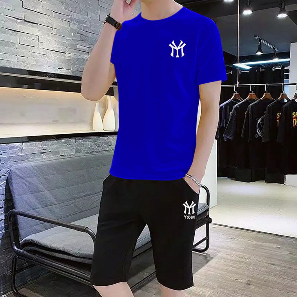 Jual BAJU SETELAN PRIA GYM BAJU LENGAN PENDEK KAUS KAOS PRIA KAOS COWOK ...