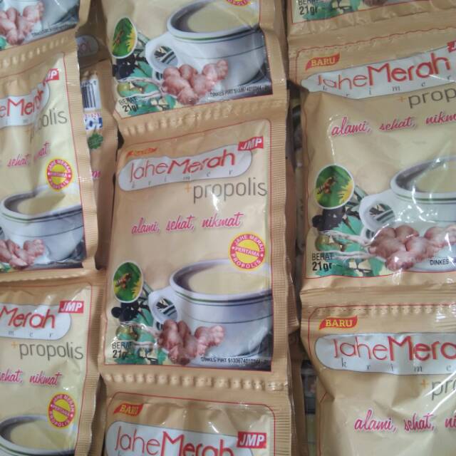 Jual Jahe merah krimer plus propolis (Harga 1 Renceng) | Shopee Indonesia