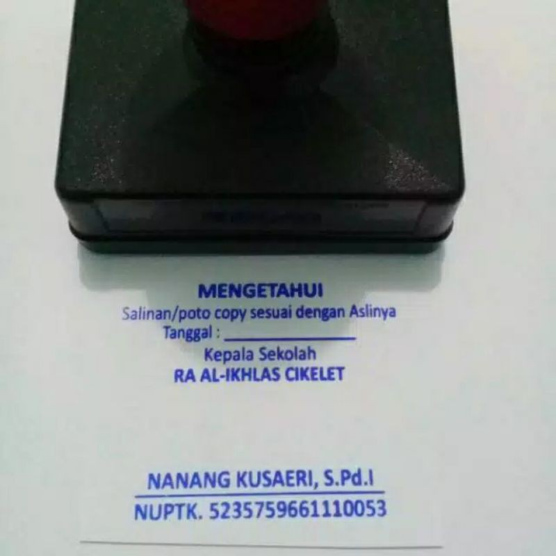 Jual stempel legalisir, mengetahui, mengesahkan ..stempel flash ...