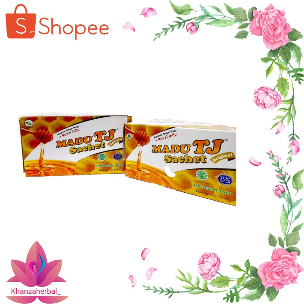 Jual Madu TJ Plus Royal Jelly sachet 20gr PerBox isi 12 sachet Original | Shopee Indonesia