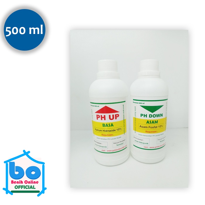 Jual PH UP dan PH DOWN Kemasan 500 ml Khusus Hidroponik | Shopee Indonesia