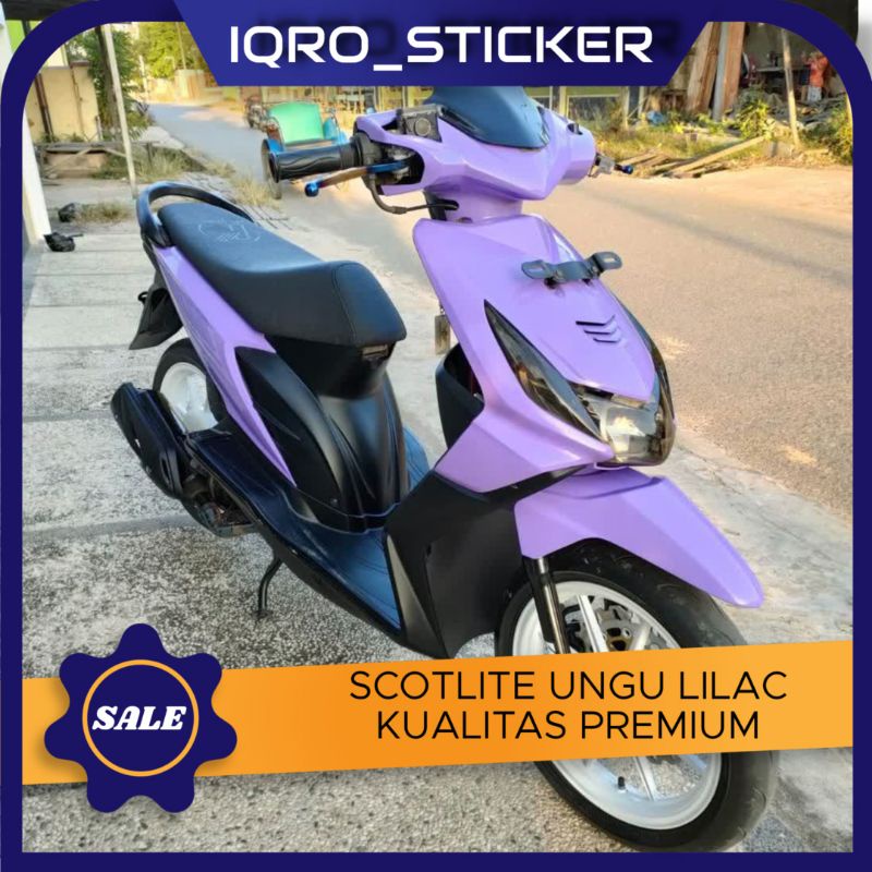 Jual Sticker Scotlite Ungu Lilak Lebar 50 cm Kualitas Premium Skotlet ...