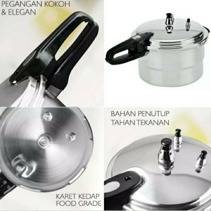 Jual [GHM-55] TERMURAH !!! Panci Presto Happy Call 8 Liter / Tutup Stenlistell ( BAYAR DI TEMPAT ...