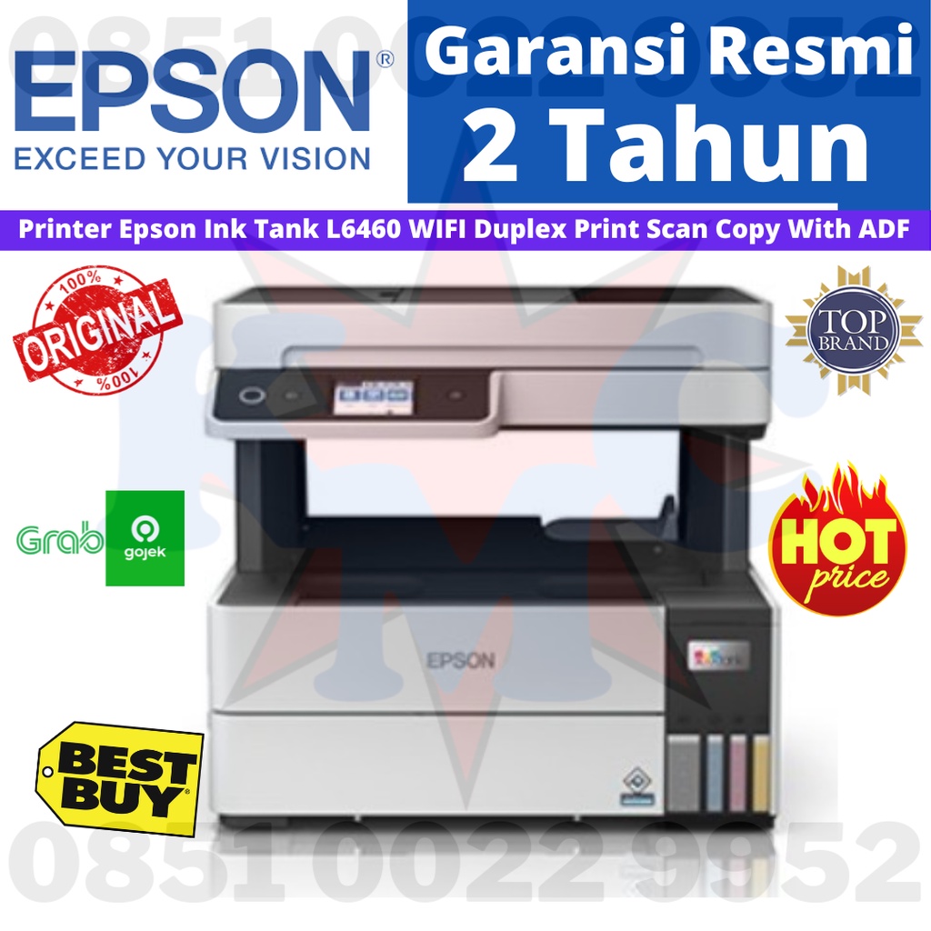 Jual Epson L6460 L 6460 WiFi Duplex All in One Ink Tank Printer With ...