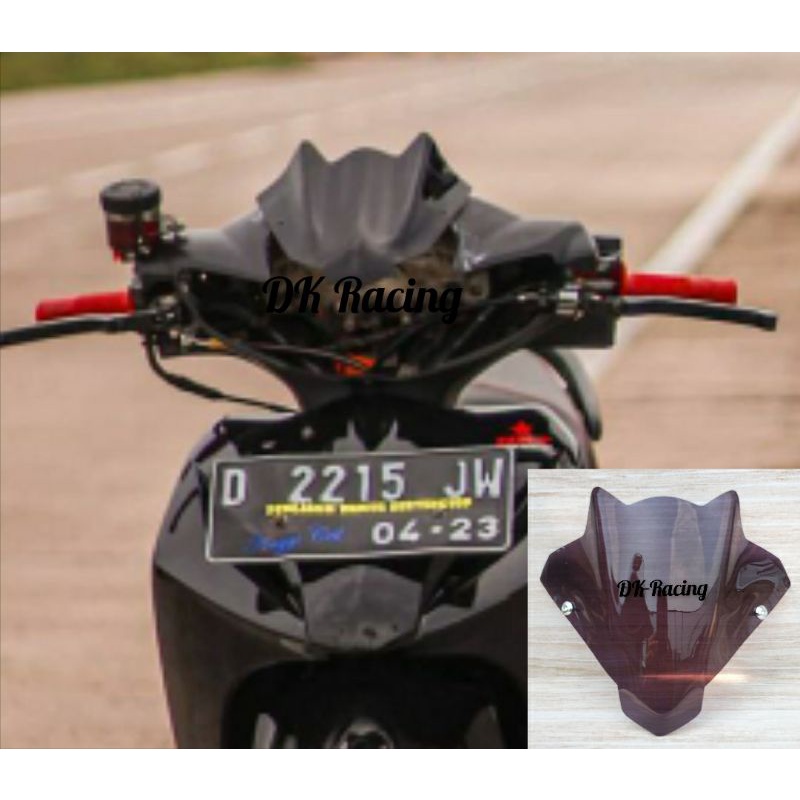 Jual Visor Honda Revo Absolut Plus Baut Chrome Windshield Honda Revo ...