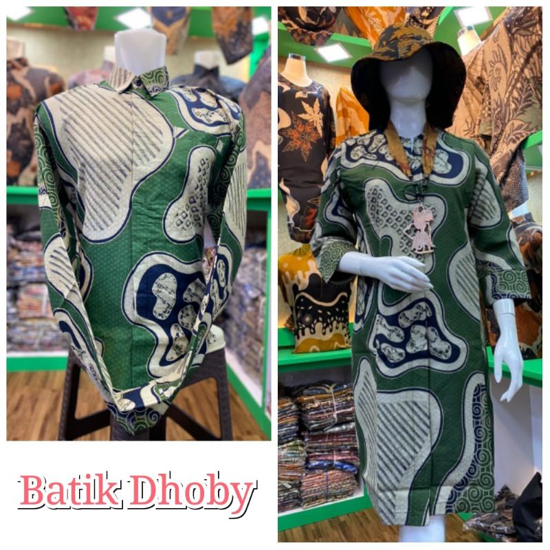 Jual batik dobby Qistina couple batik full lapisan | Shopee Indonesia