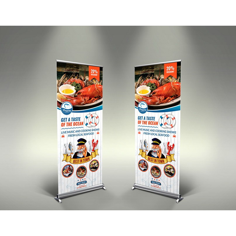 Jual Spanduk / Banner Roll Up 60x160 Bahan Albatros | Standing Banner ...