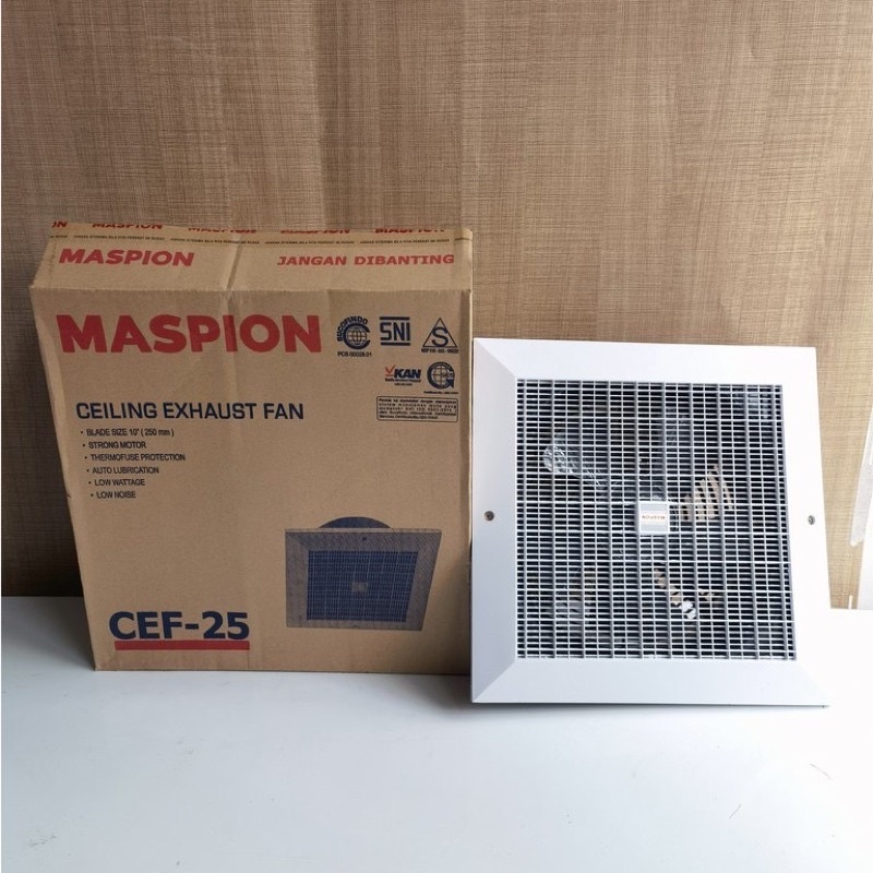 Jual Exhaust fan Maspion CEF-25 Kipas angin hisap 10 inch Ceiling ...