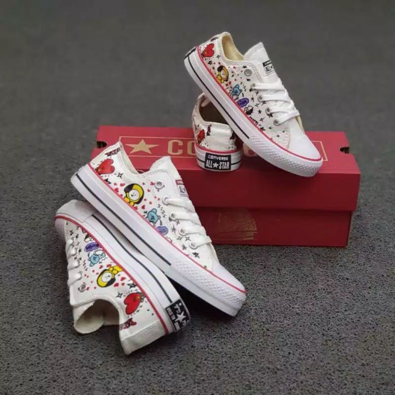 Jual Sepatu CONVERSE (Karakter BTS) | Shopee Indonesia