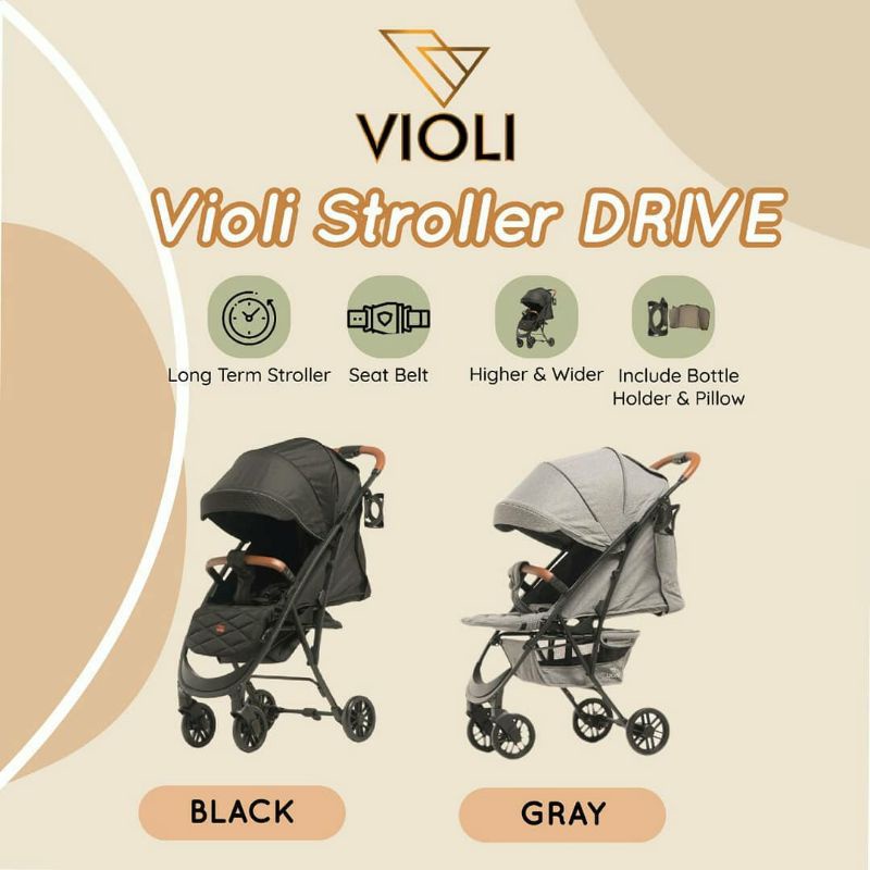 Jual Violi Stroller : Violi Drive - from ( 0 - 30kg ) | Shopee Indonesia